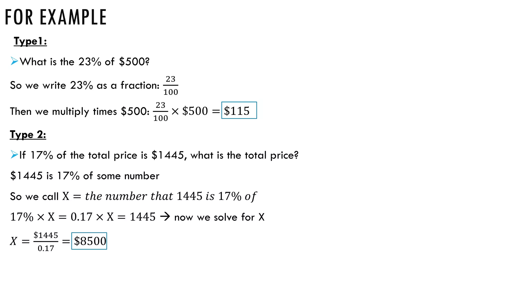 Percentages, simple and compound interest; time, distance and speed | PPT