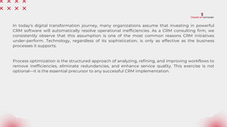 Why Process Optimization is the Strategic Foundation for CRM ...