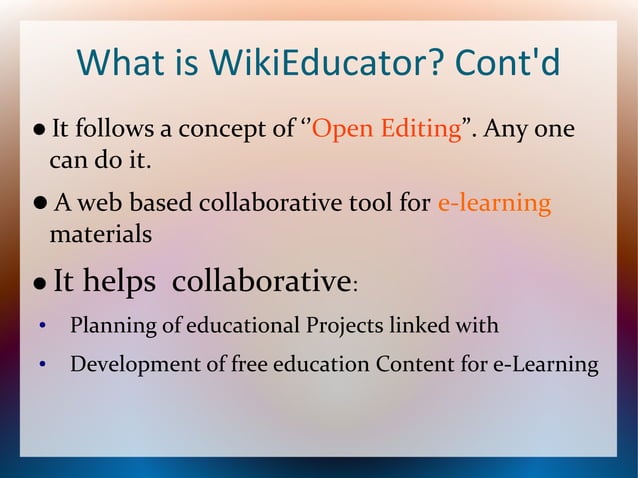 Wikieducator | PPT