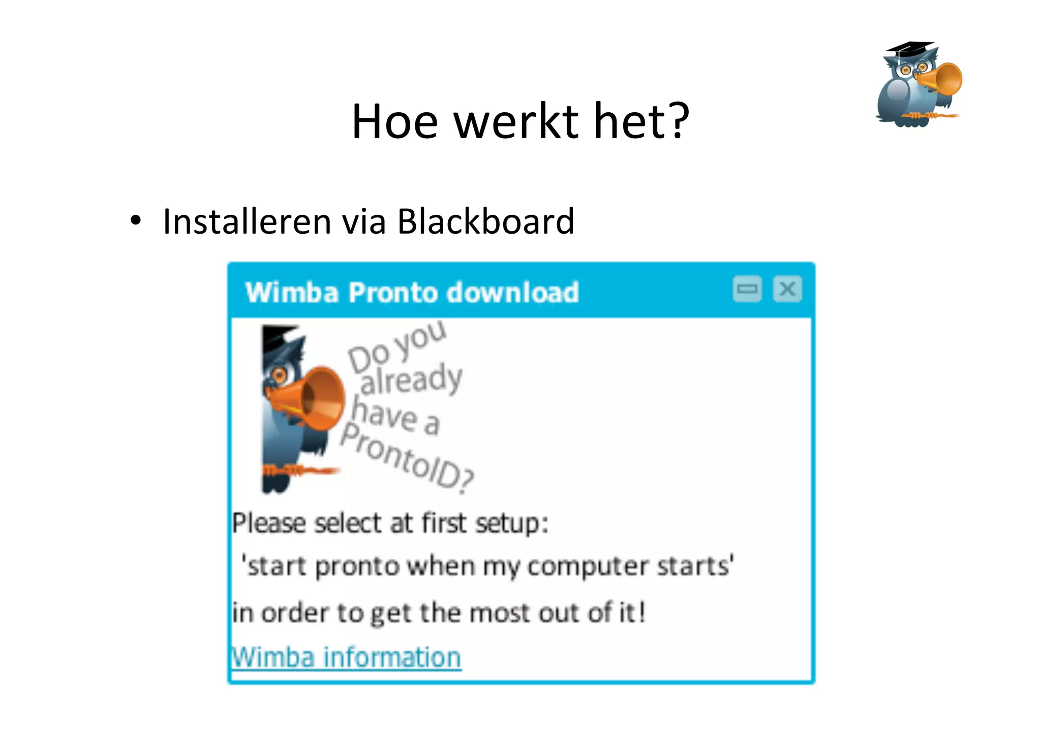Presentation wimba pronto | PDF