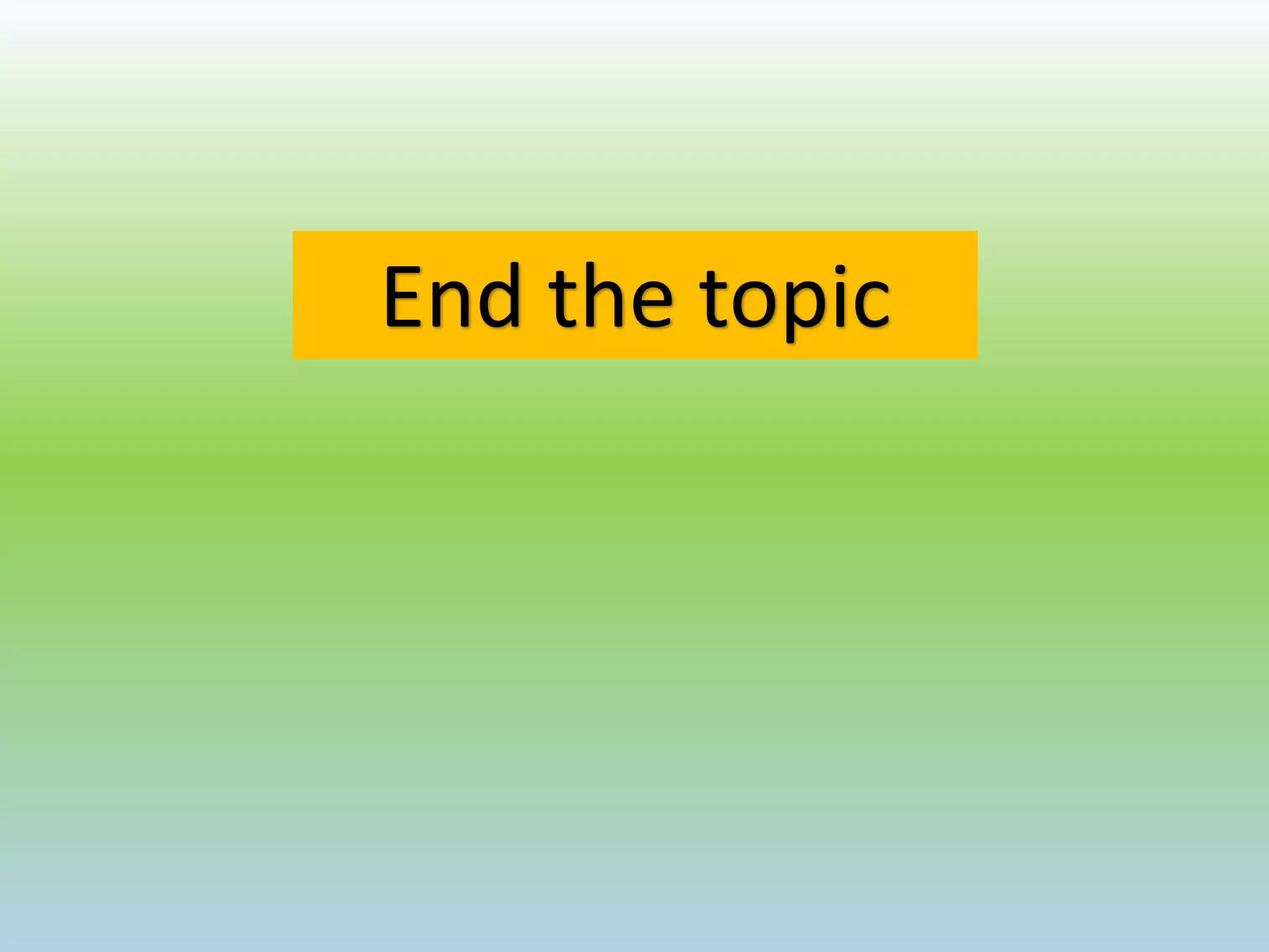 Presentation winding complete | PPTX