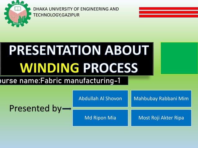 Presentation winding complete | PPTX