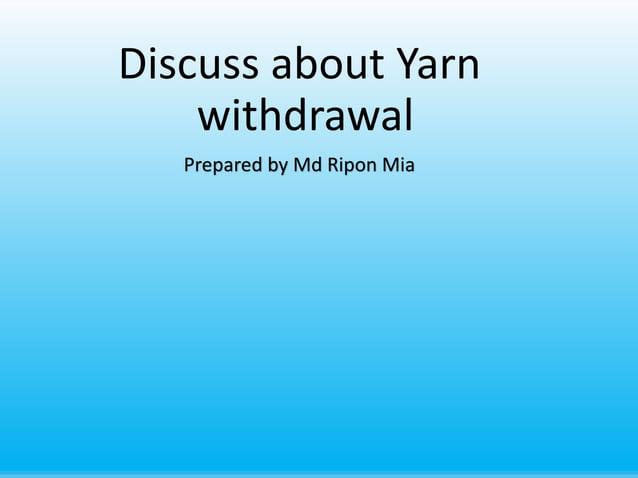 Presentation winding complete | PPTX