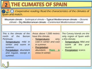Presentation: Climates and vegetation of spain | PDF