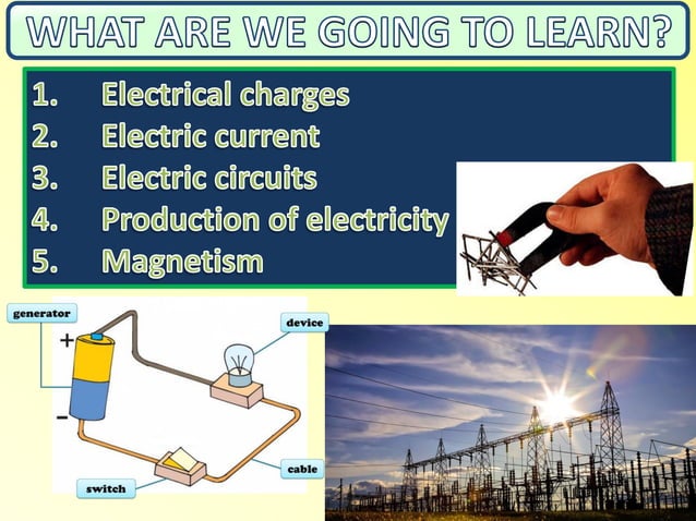 Presentation - Electricity and Magnetism | PPT