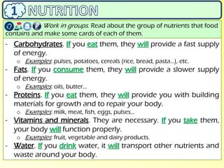 Presentation - Nutrition I (digestion & respiration) | PDF