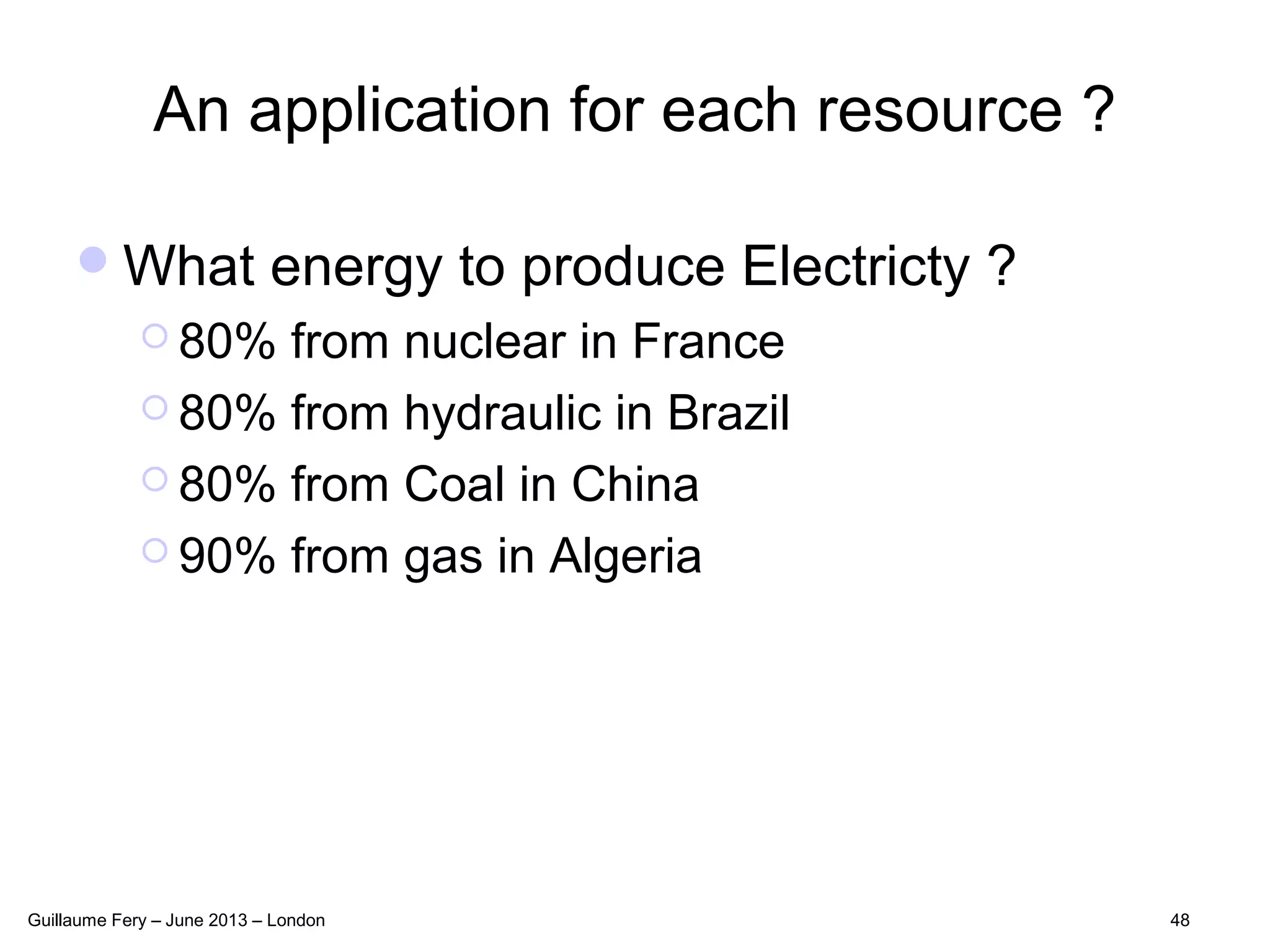 Energy for kids: a 60min school presentation for 10 year old kids | PPT