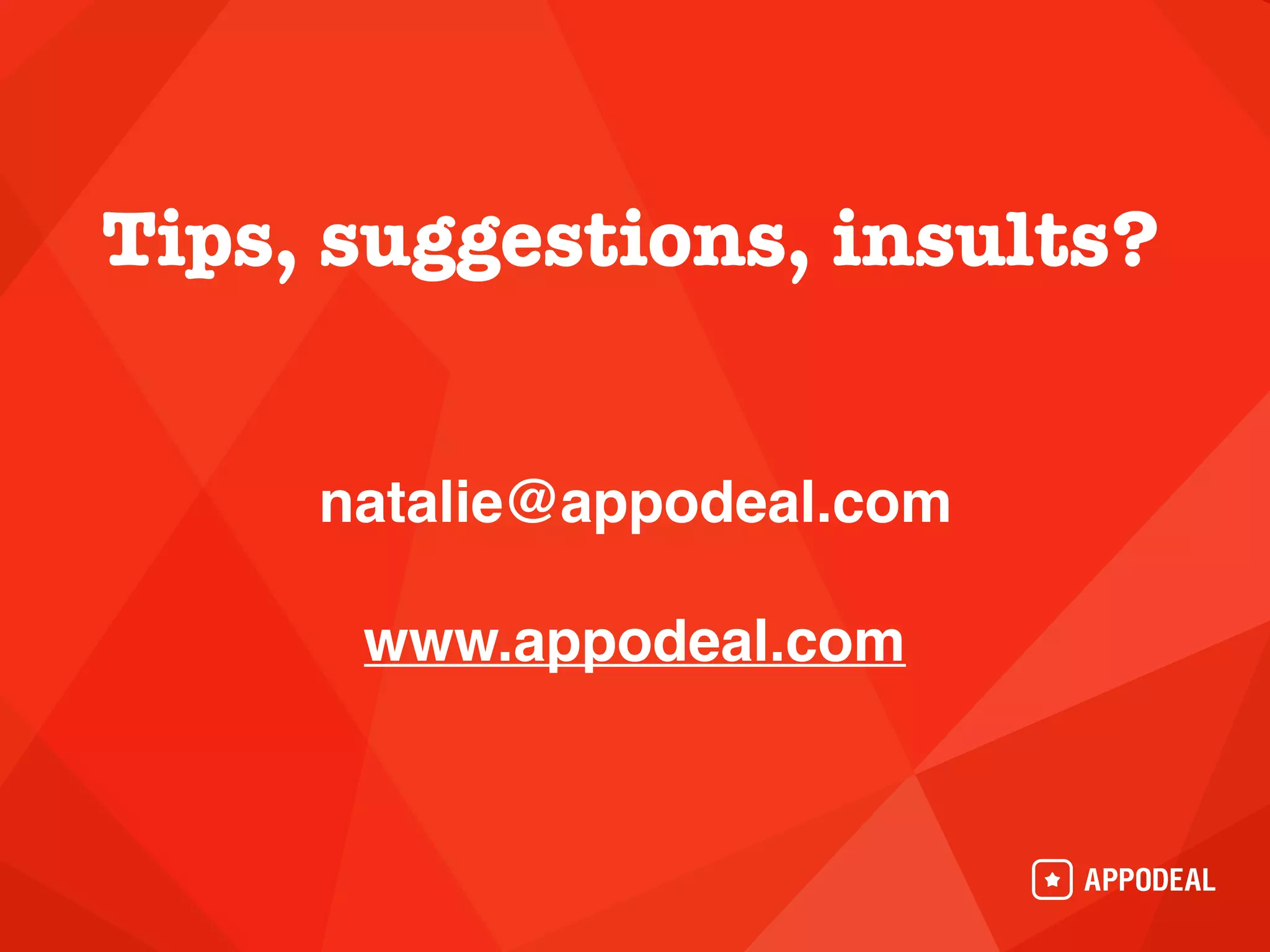 Natalie Portier, Appodeal | PDF