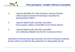 Biomass pyrolysis Wolter Prins presentation | PPT