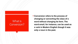 Word formation process | PPT
