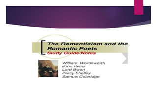 Presentation wordsworth and coleridge | PDF | Poetry | Books and Literature