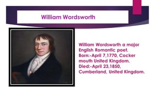 Presentation wordsworth and coleridge | PDF