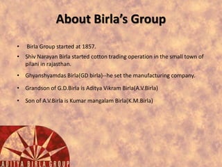 CSR OF ADITYA BIRLA GROUP OF COMPANIES. | PPTX