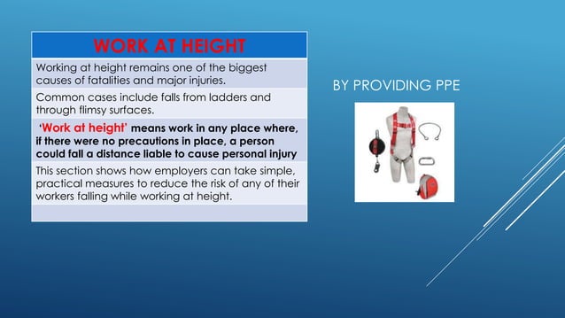 Presentation working at height | PPTX