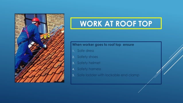 Presentation working at height | PPTX