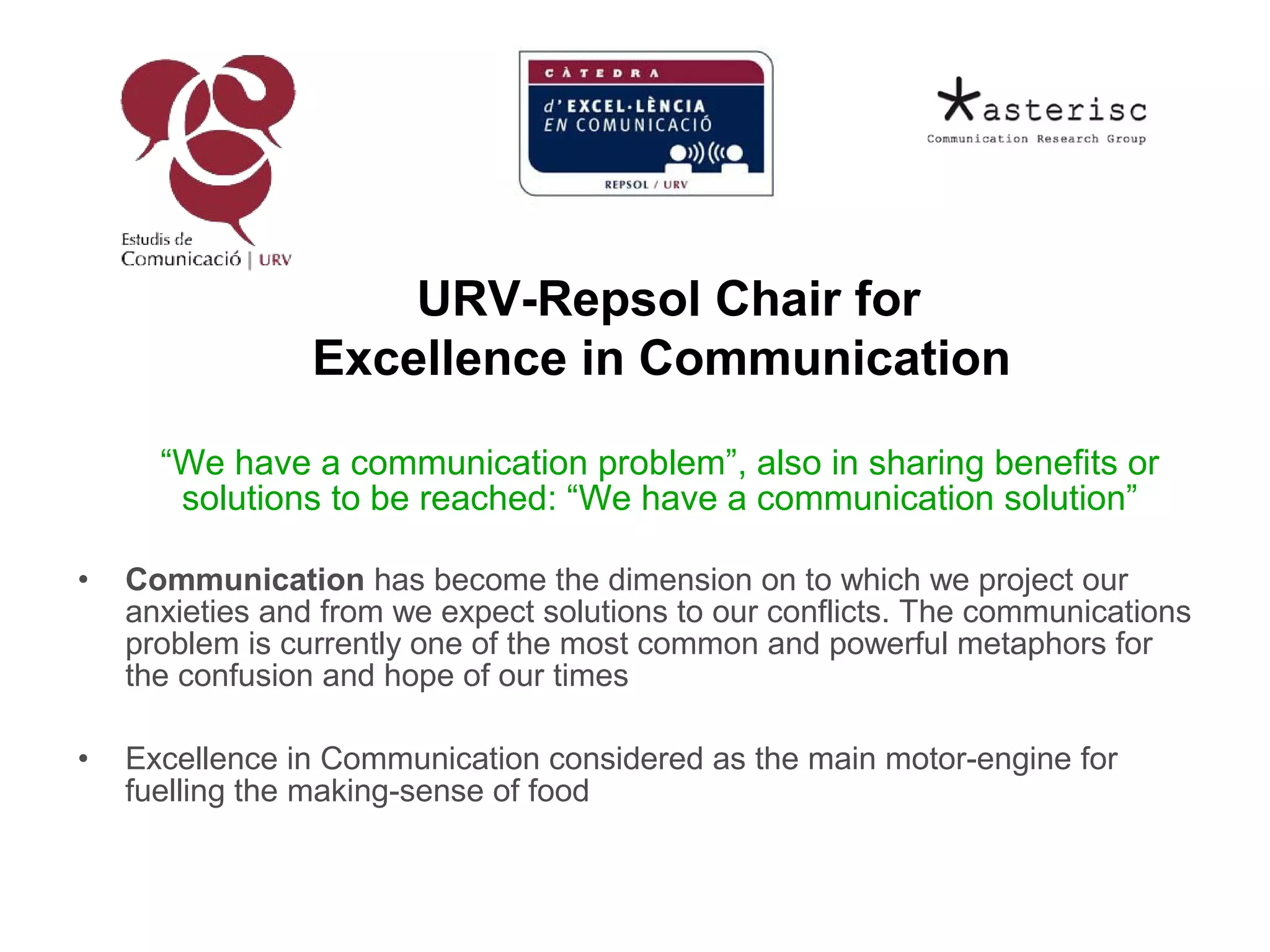 Communicating food: Foodways as a map of meanings | PPT | Food Industry ...