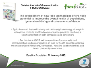 Communicating food: Foodways as a map of meanings | PPT