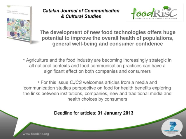 Communicating food: Foodways as a map of meanings | PPT | Food Industry ...