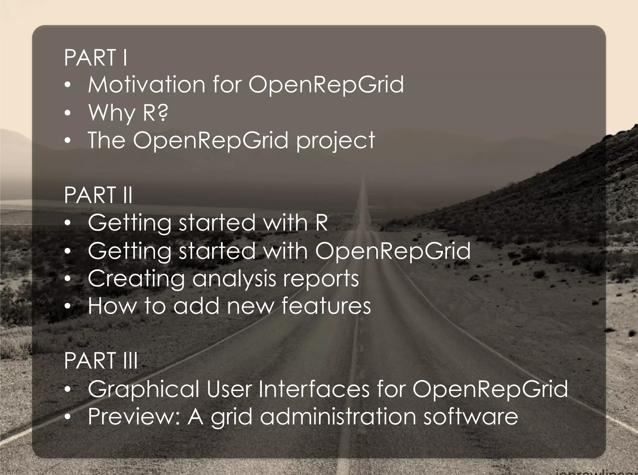 OpenRepGrid and Friends | PPT