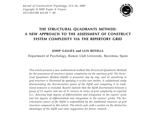 OpenRepGrid and Friends | PPT