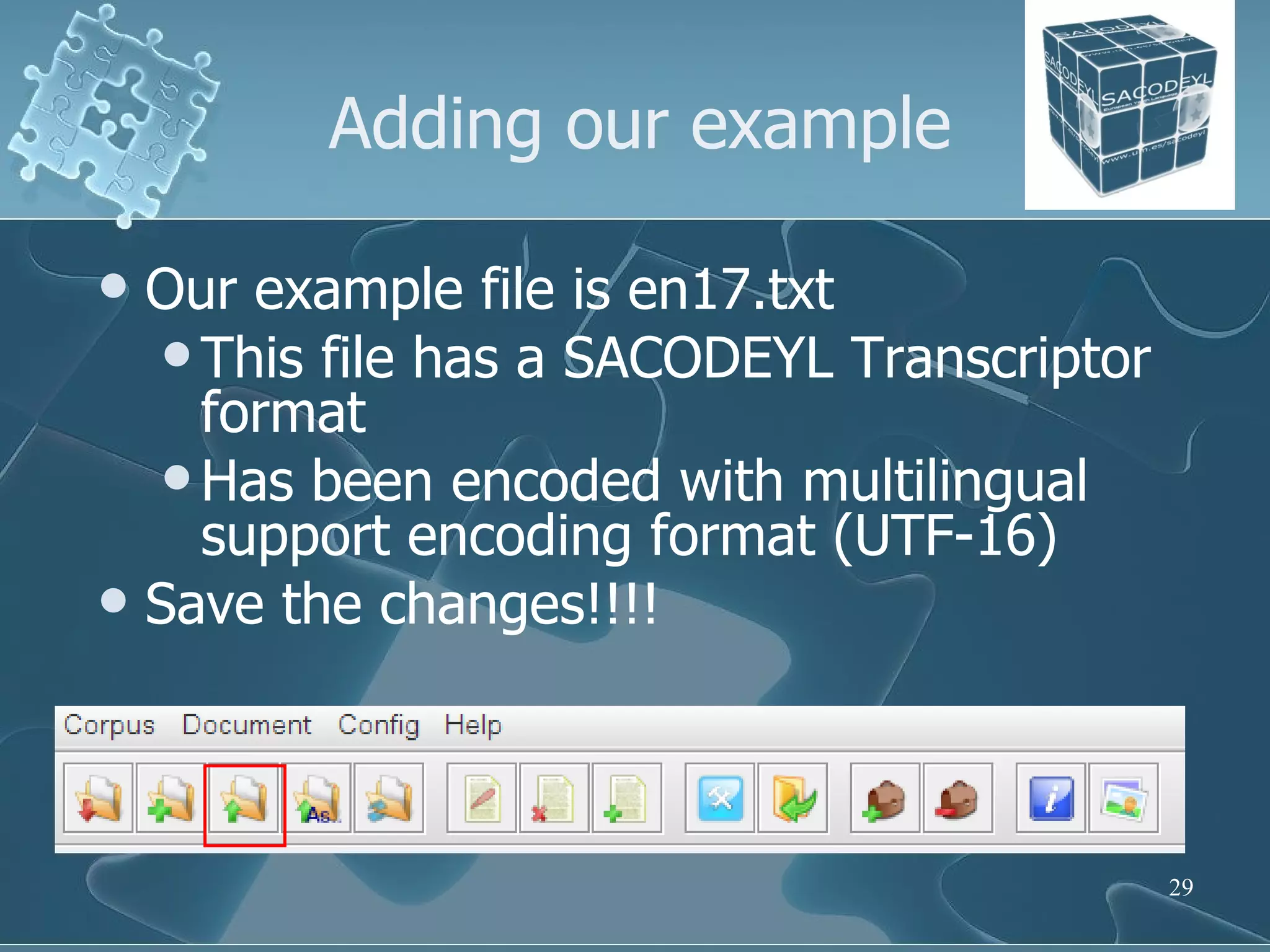 TALC 2008 Workshop 1 - Teaching and Language Corpora | PPT | Desktop ...