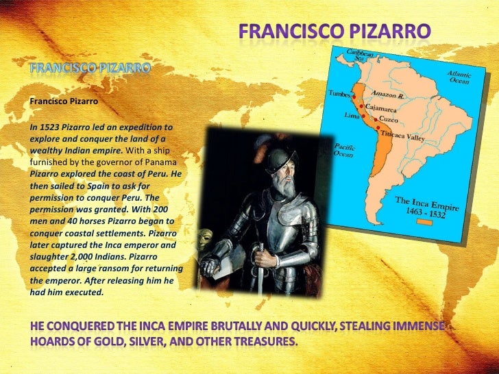 Francisco Pizarro Ship Route