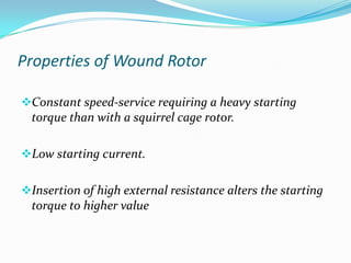 Presentation wound rotor ppt | PPTX