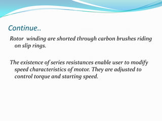 Presentation wound rotor ppt | PPTX