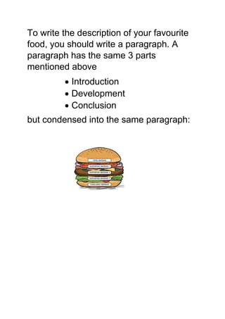Presentation: Writing (recipe/paragraph) | PDF