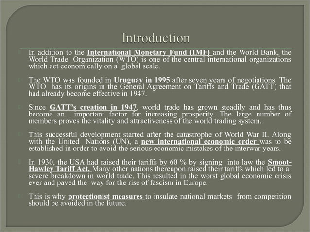 Presentation International Trade Law Ppt
