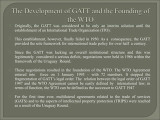 Presentation International trade law | PPT