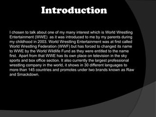 Presentation wwe | PPTX