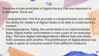 Presentation of digital literacy class . | PPTX