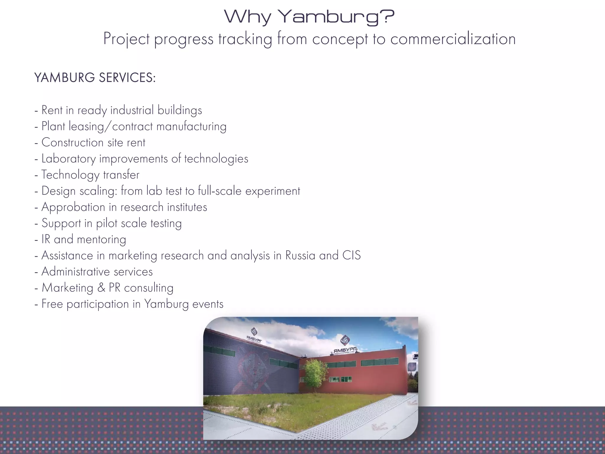 Industrial Park Yamburg Presentation | PPT