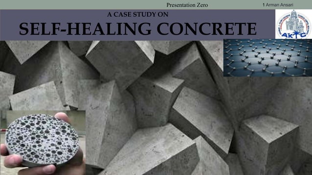 Self Healing Concrete (SHC) Bioconcrete | PPT