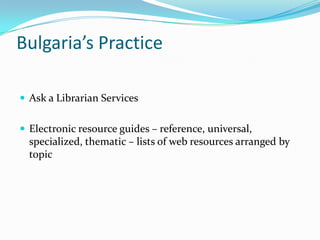 Innovative ICT Based Library Services | PPTX