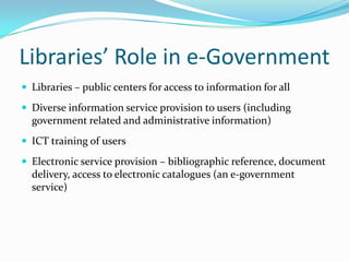 Innovative ICT Based Library Services | PPTX
