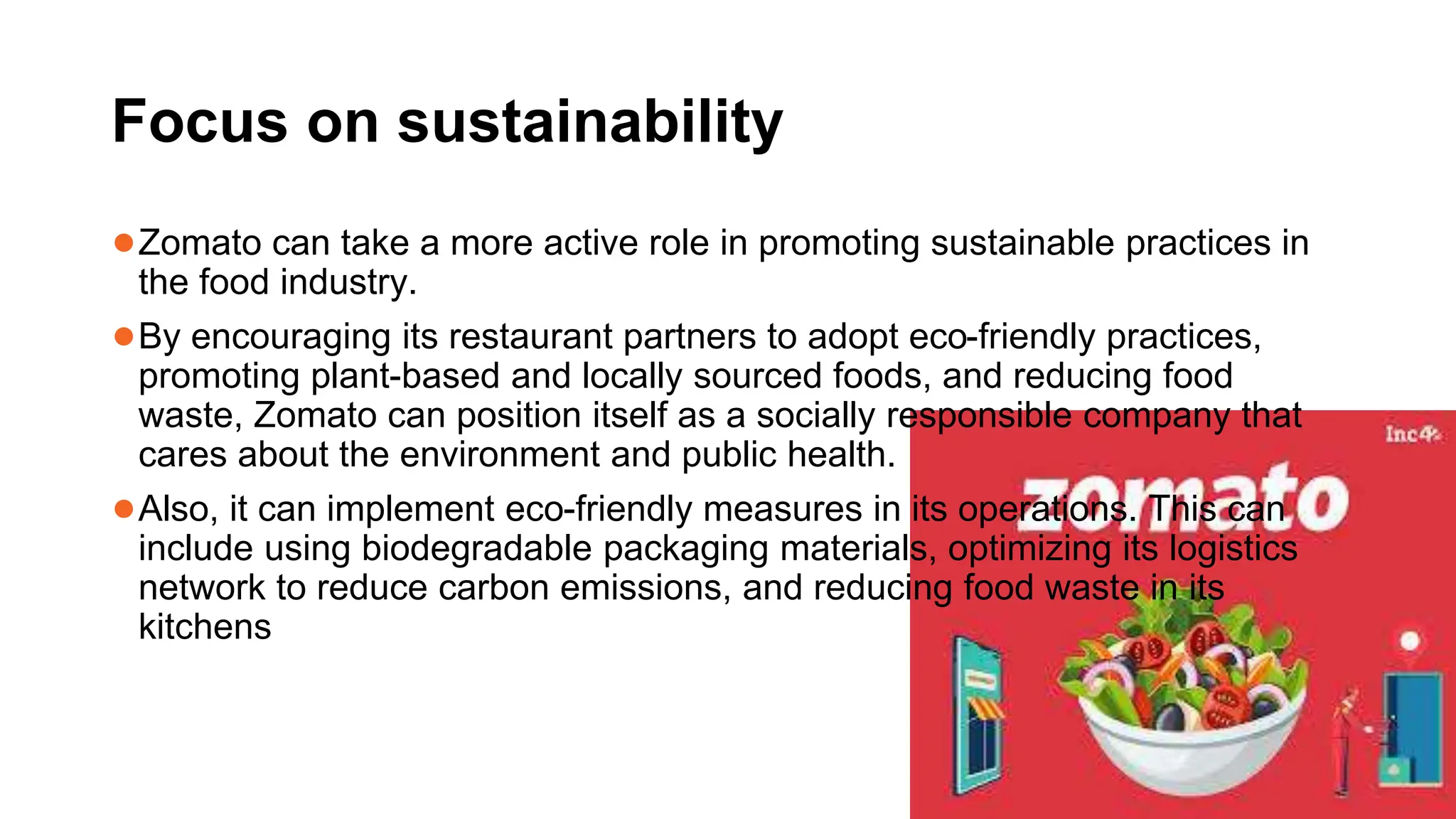 SWOT OF ZOMATO AND VISION, MISSION POWER POINT PRESENTATION | PPTX