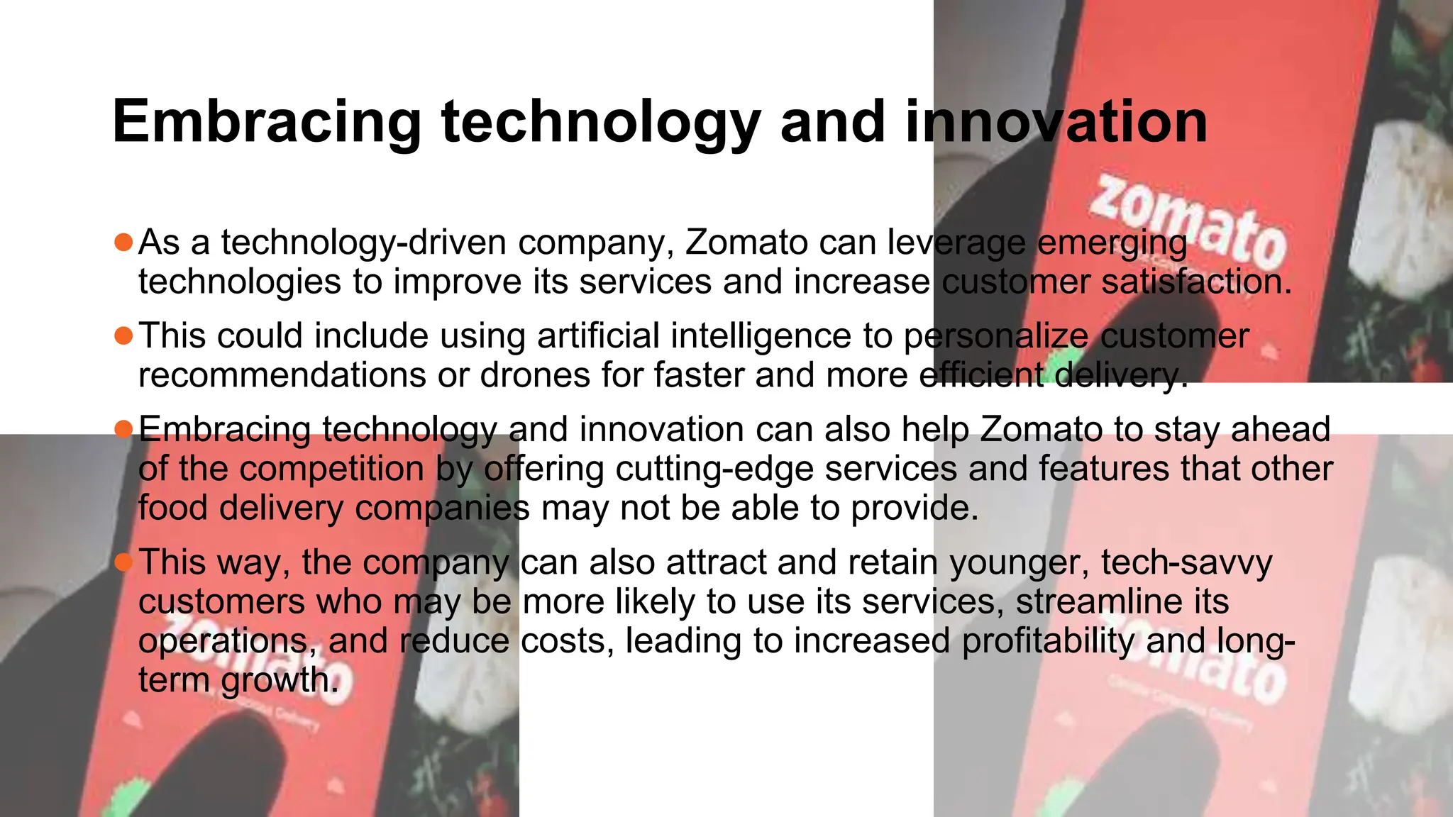 SWOT OF ZOMATO AND VISION, MISSION POWER POINT PRESENTATION | PPTX