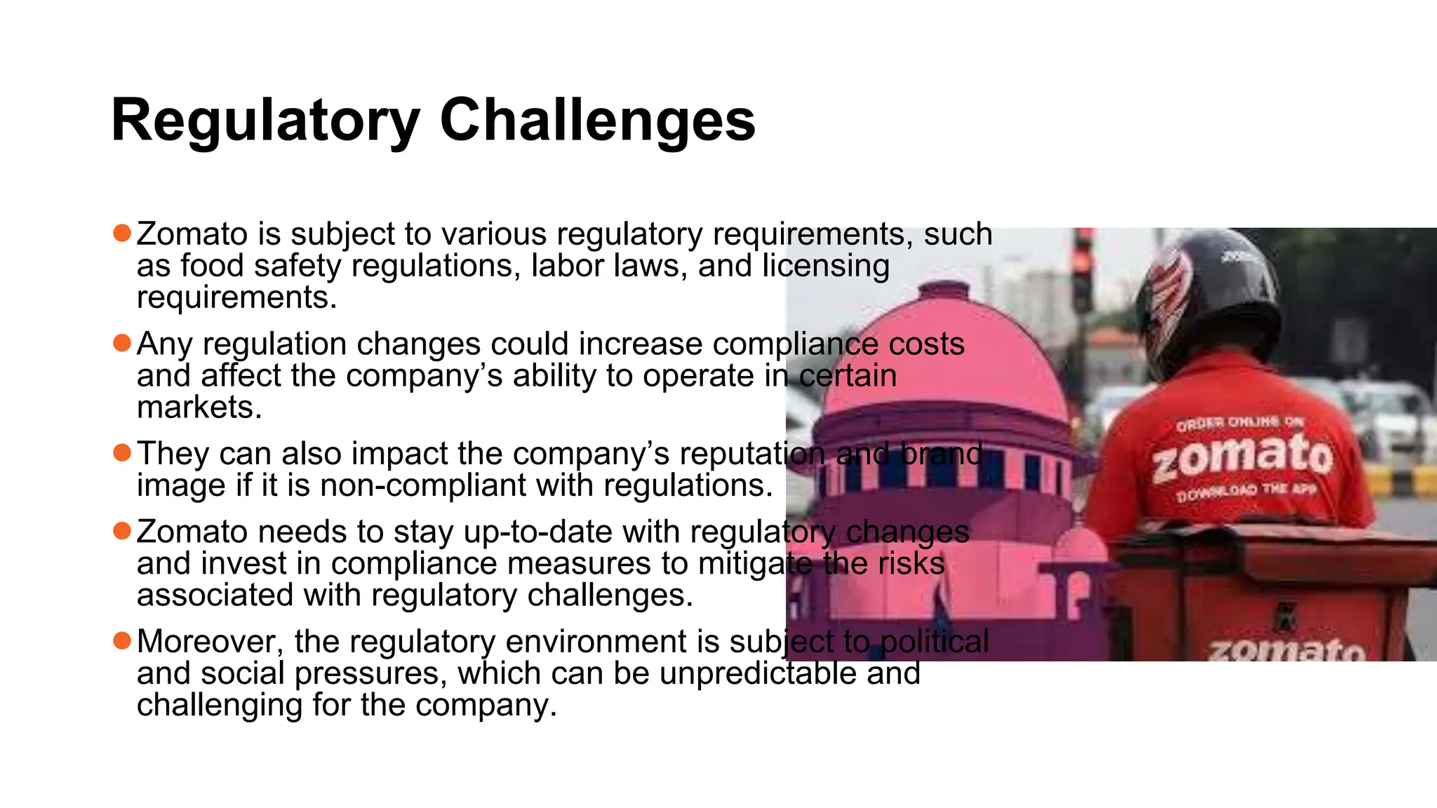 SWOT OF ZOMATO AND VISION, MISSION POWER POINT PRESENTATION | PPTX