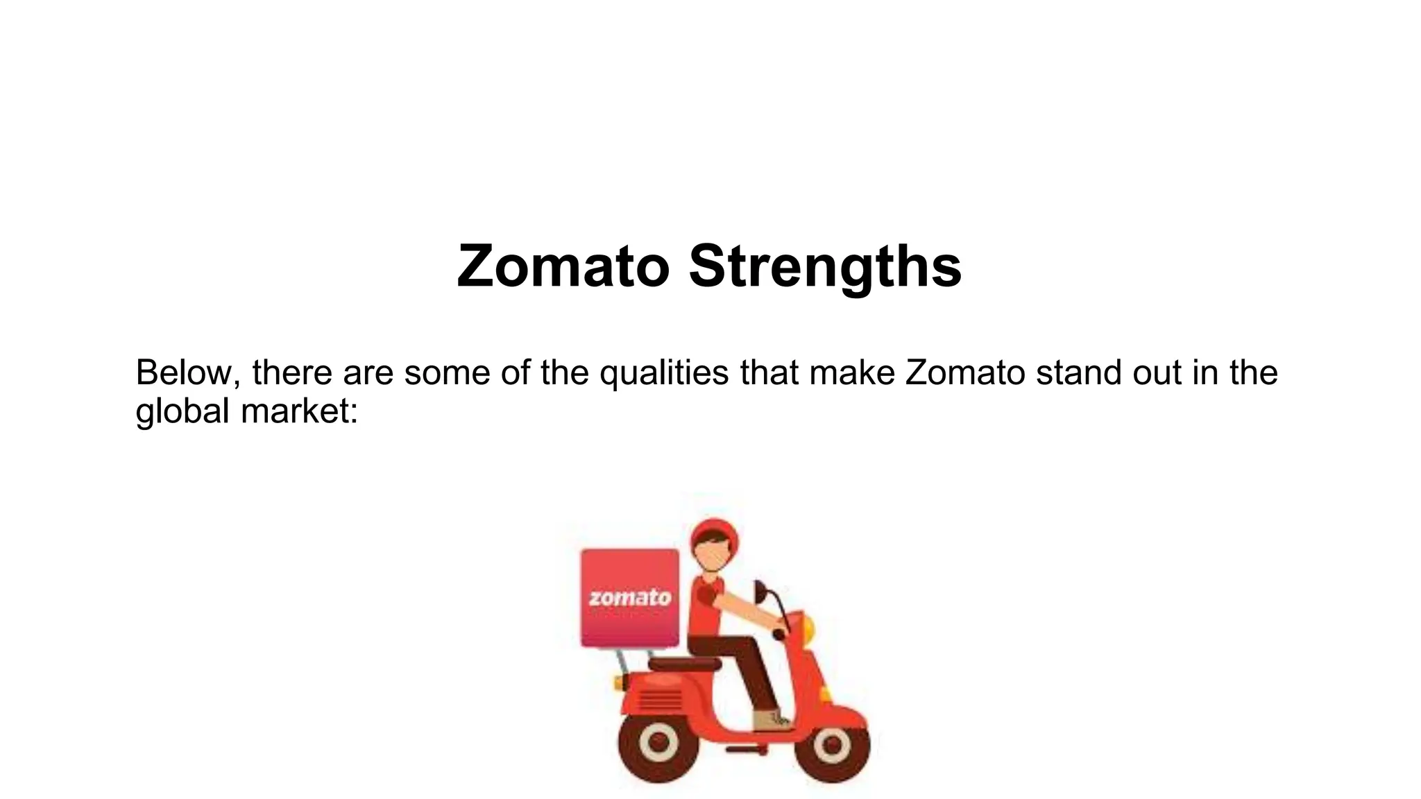 SWOT OF ZOMATO AND VISION, MISSION POWER POINT PRESENTATION | PPTX