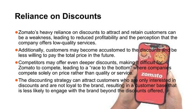 SWOT OF ZOMATO AND VISION, MISSION POWER POINT PRESENTATION | PPTX ...