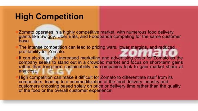 SWOT OF ZOMATO AND VISION, MISSION POWER POINT PRESENTATION | PPTX ...