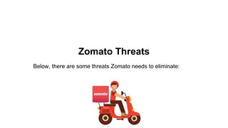 SWOT OF ZOMATO AND VISION, MISSION POWER POINT PRESENTATION | PPTX