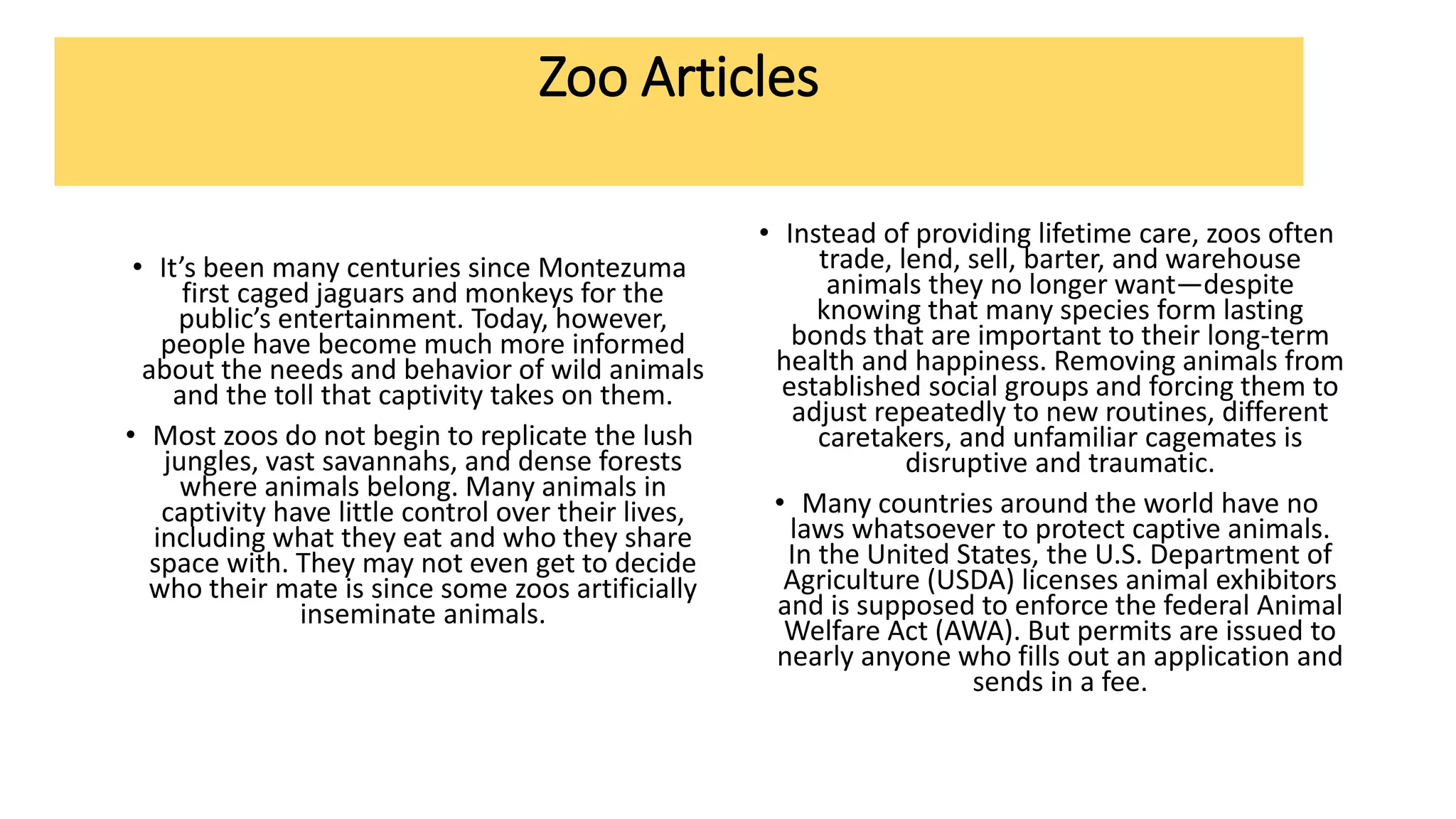 Presentation zoo | PPT