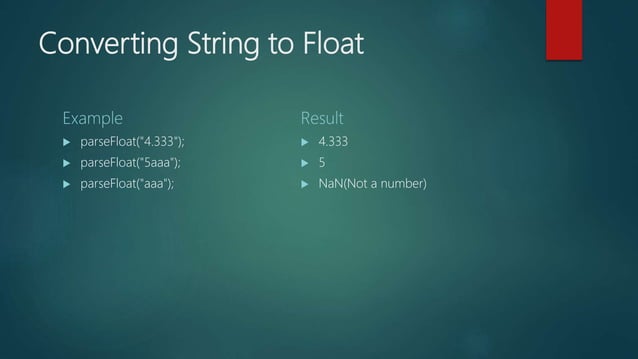 Presentatioon on type conversion and escape characters | PPT