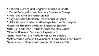 sheep and goat presentation zoo management.pptx