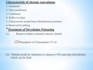 CNS stimulant(Cerebral , medulla and spinal cord stimulant) | PPTX
