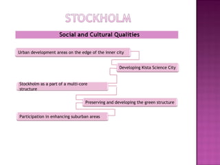 URBAN DEVELOPMENT AREAS ON THE EDGE OF THE INNER CITY | PPT