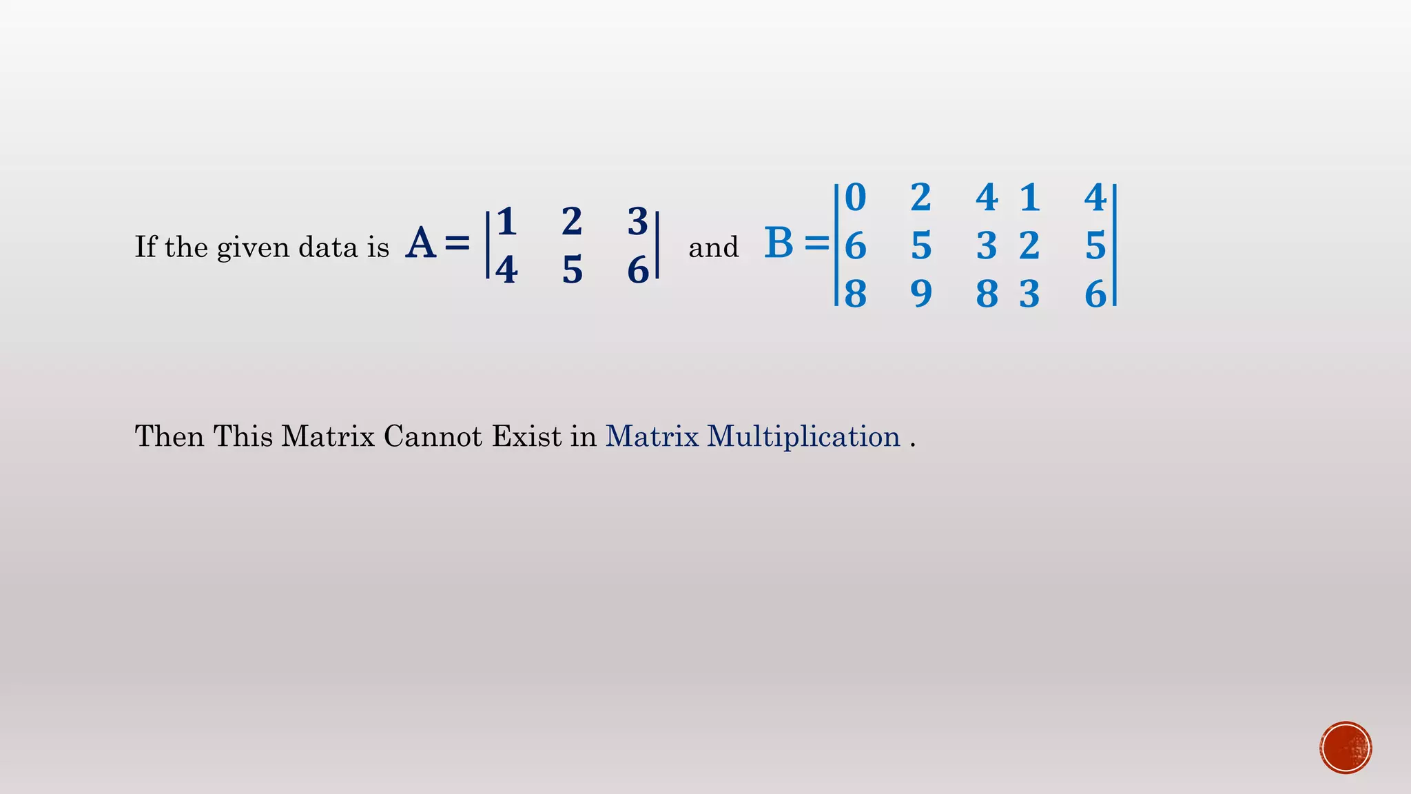 Matrix Multiplication (University presentation slide) | PPTX